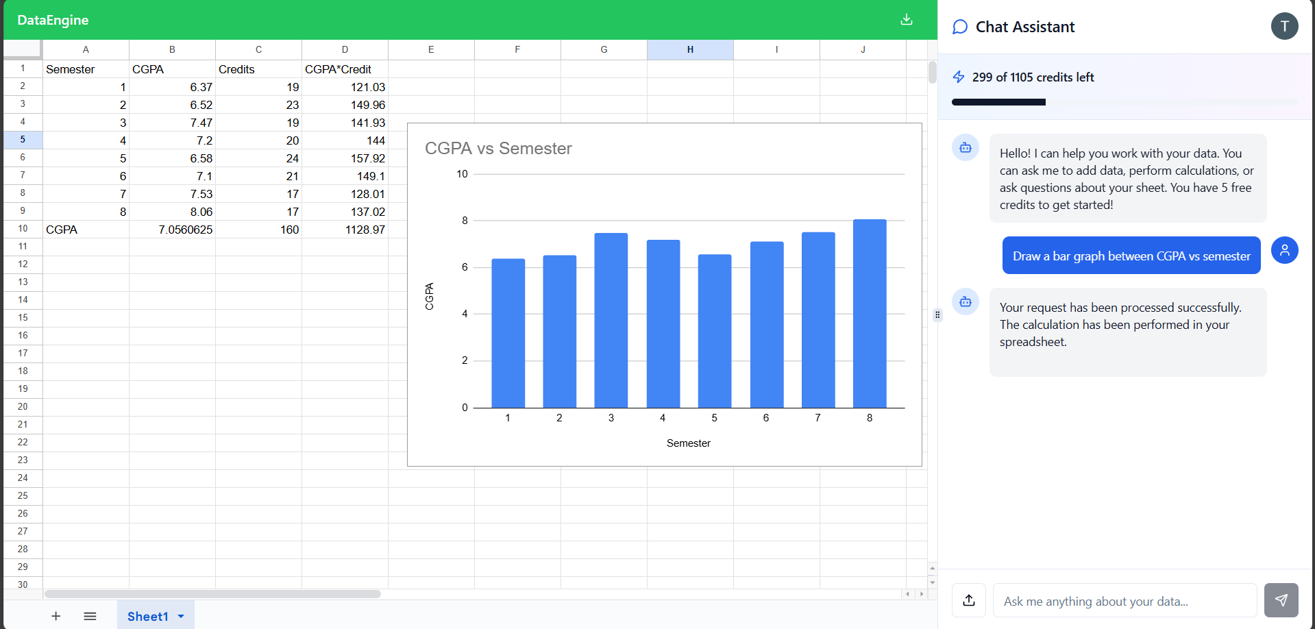DataEngine - AI-Powered Spreadsheet Intelligence
